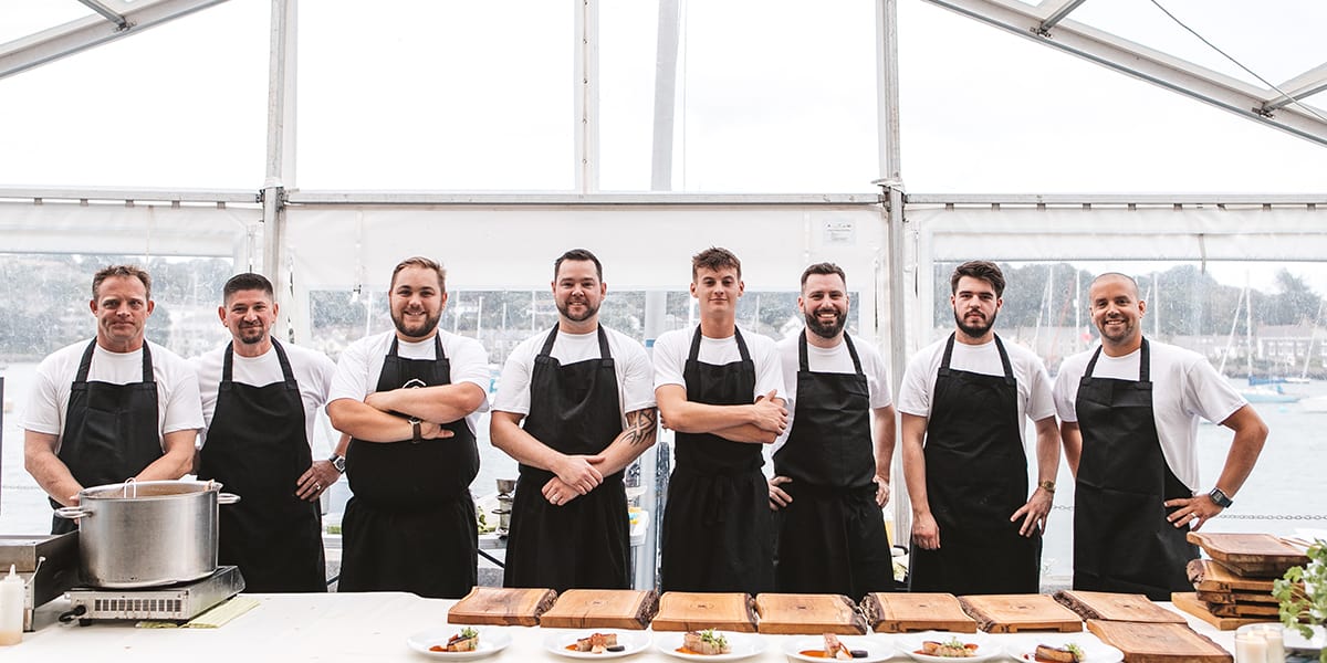 Charity Events at The Working Boat, Cornwall: Chefs on the Quay Feast